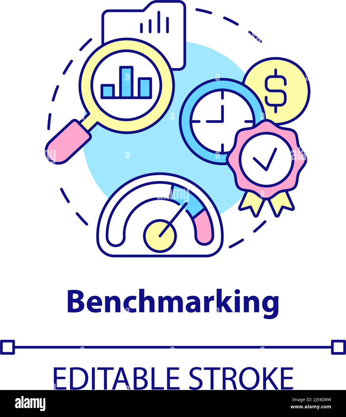 Benchmarking concept icon Stock Vector Image & Art - Alamy