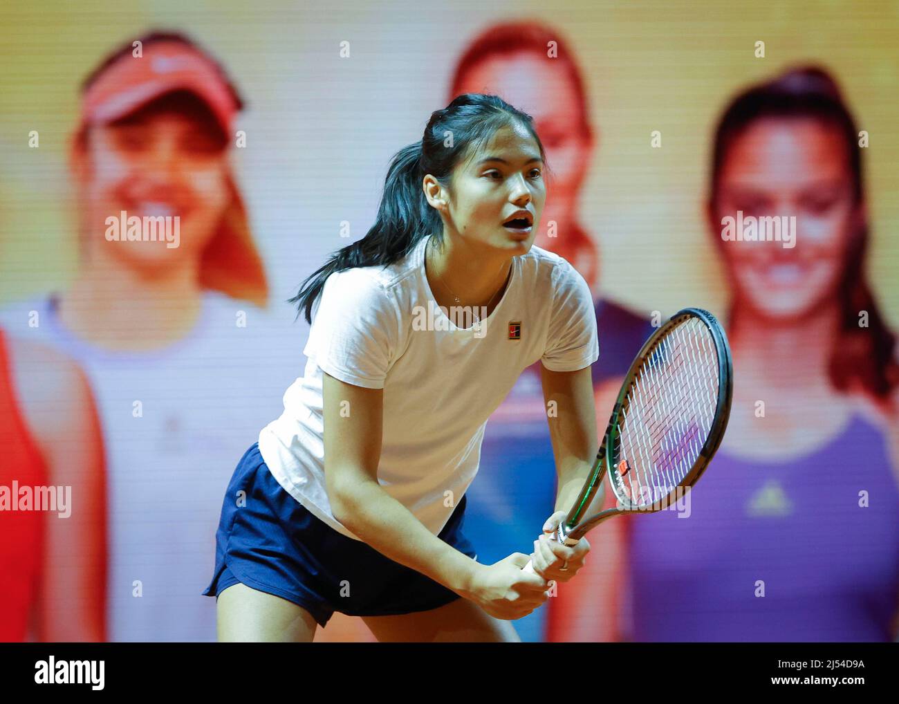 Stuttgart,Germany, 20th, April, 2022. British tennis player Emma ...
