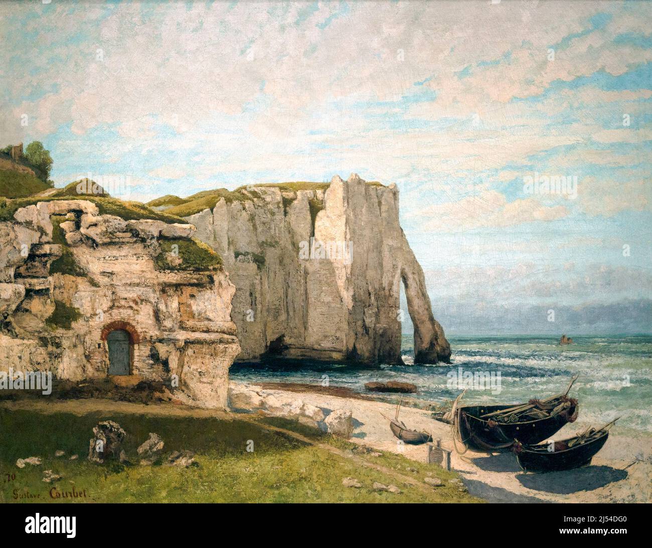 Cliffs of Etretat after the Storm, The Etretat Cliffs after the Storm ...