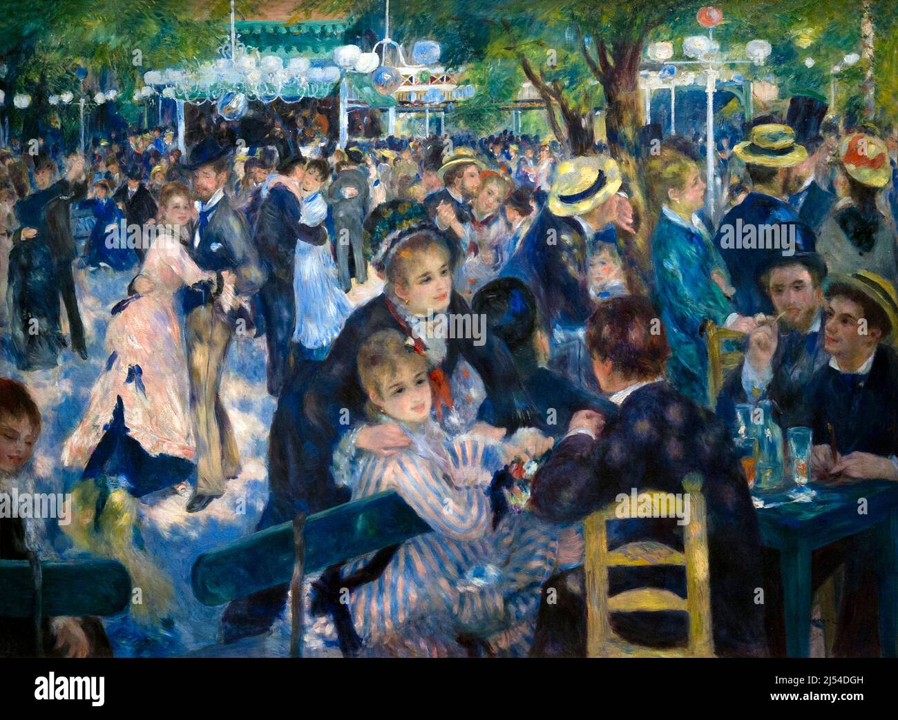 Dance at Le Moulin de la Galette, Bal du moulin de la Galette, Pierre ...