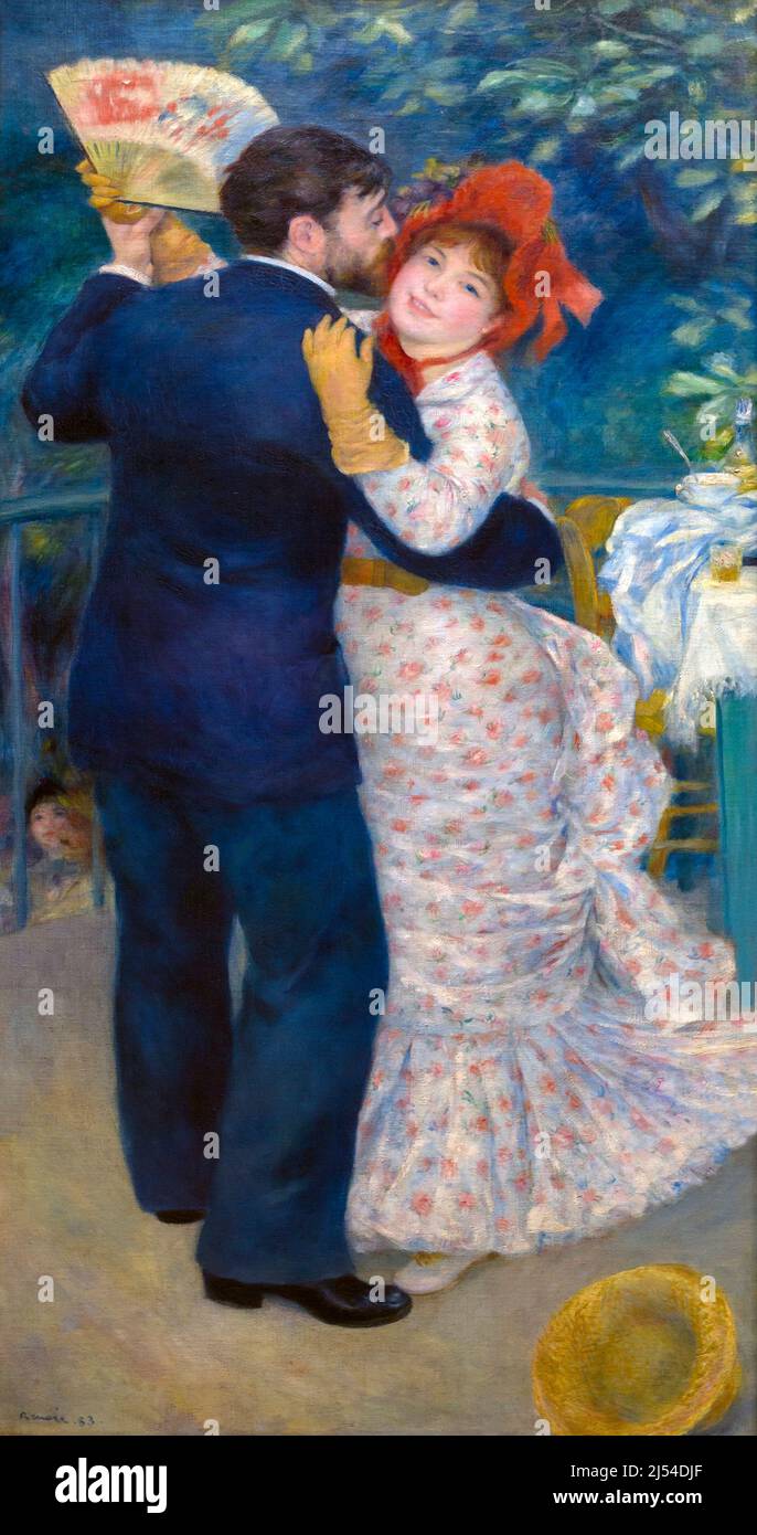 Country Dance, Danse a la campagne, Pierre-Auguste Renoir, 1883, Musee ...