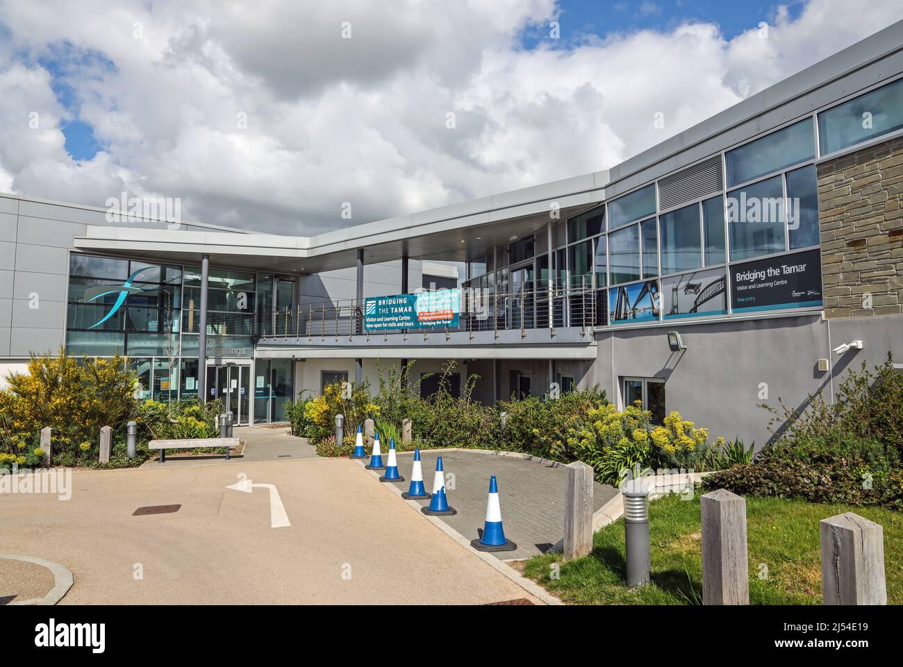The Tamar Bridge visitors centre at Normandy Way Plymouth, tells the ...