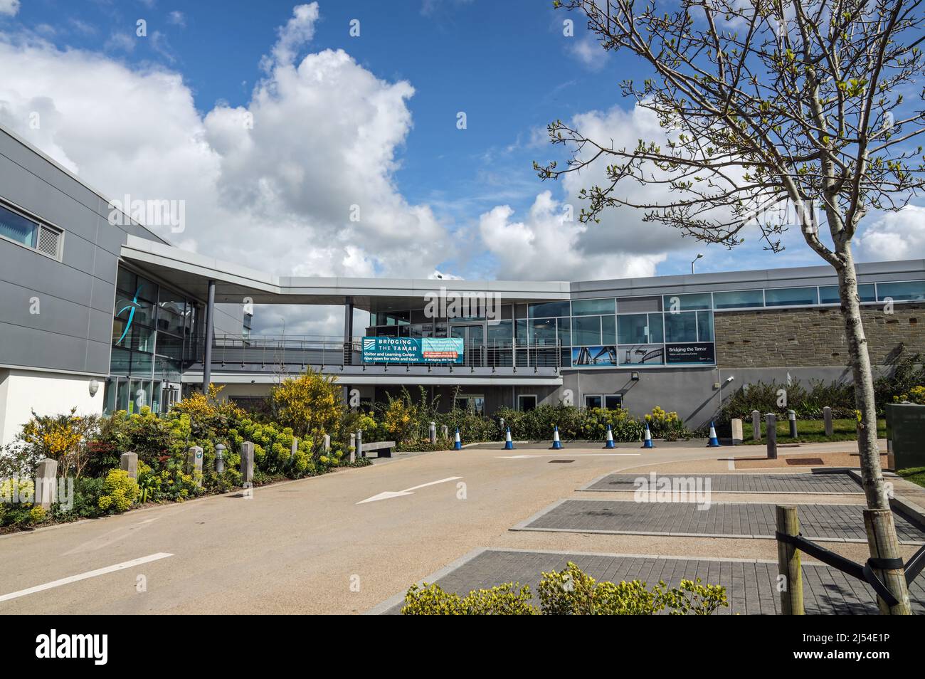 The Tamar Bridge visitors centre at Normandy Way Plymouth, tells the ...