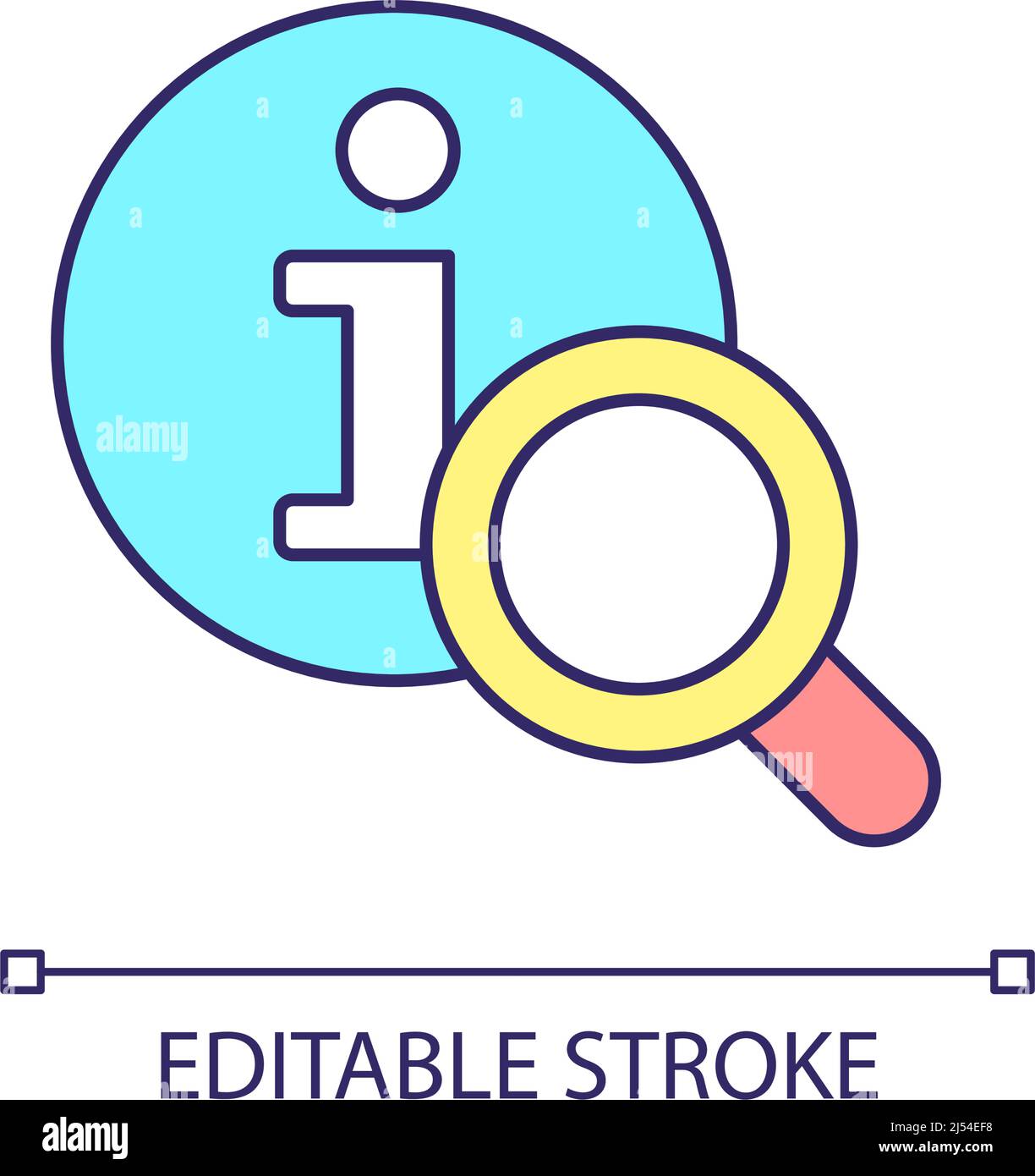 Search for information RGB color icon Stock Vector Image & Art - Alamy