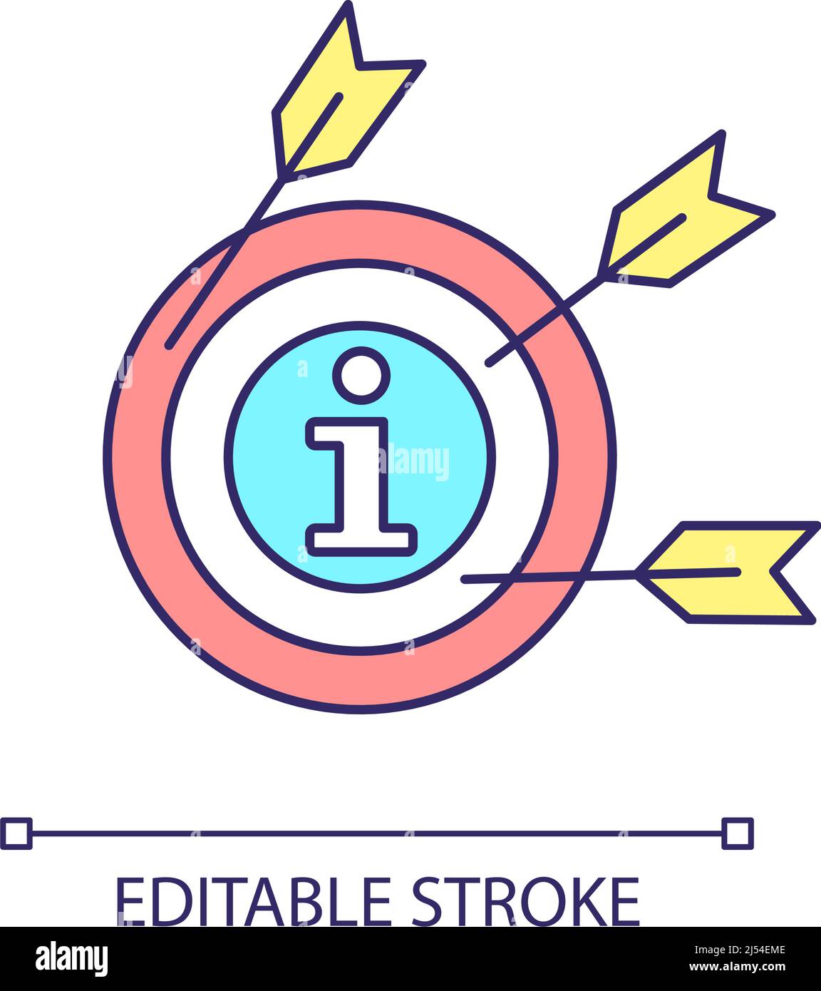 Misleading statements RGB color icon Stock Vector Image & Art - Alamy