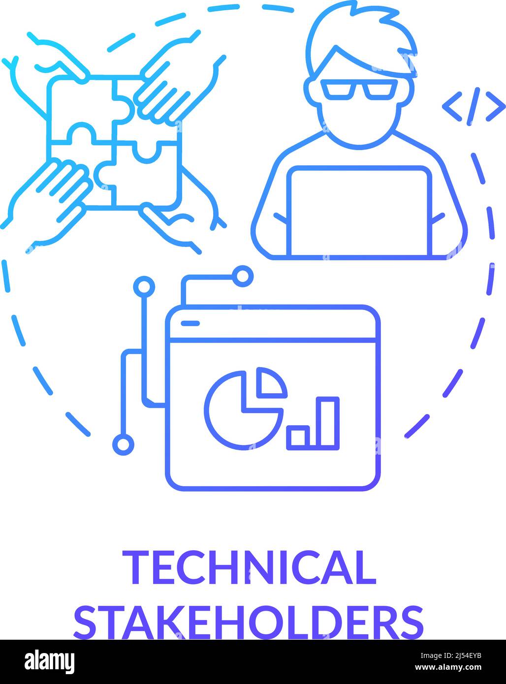 Stakeholders infographic Stock Vector Images - Alamy