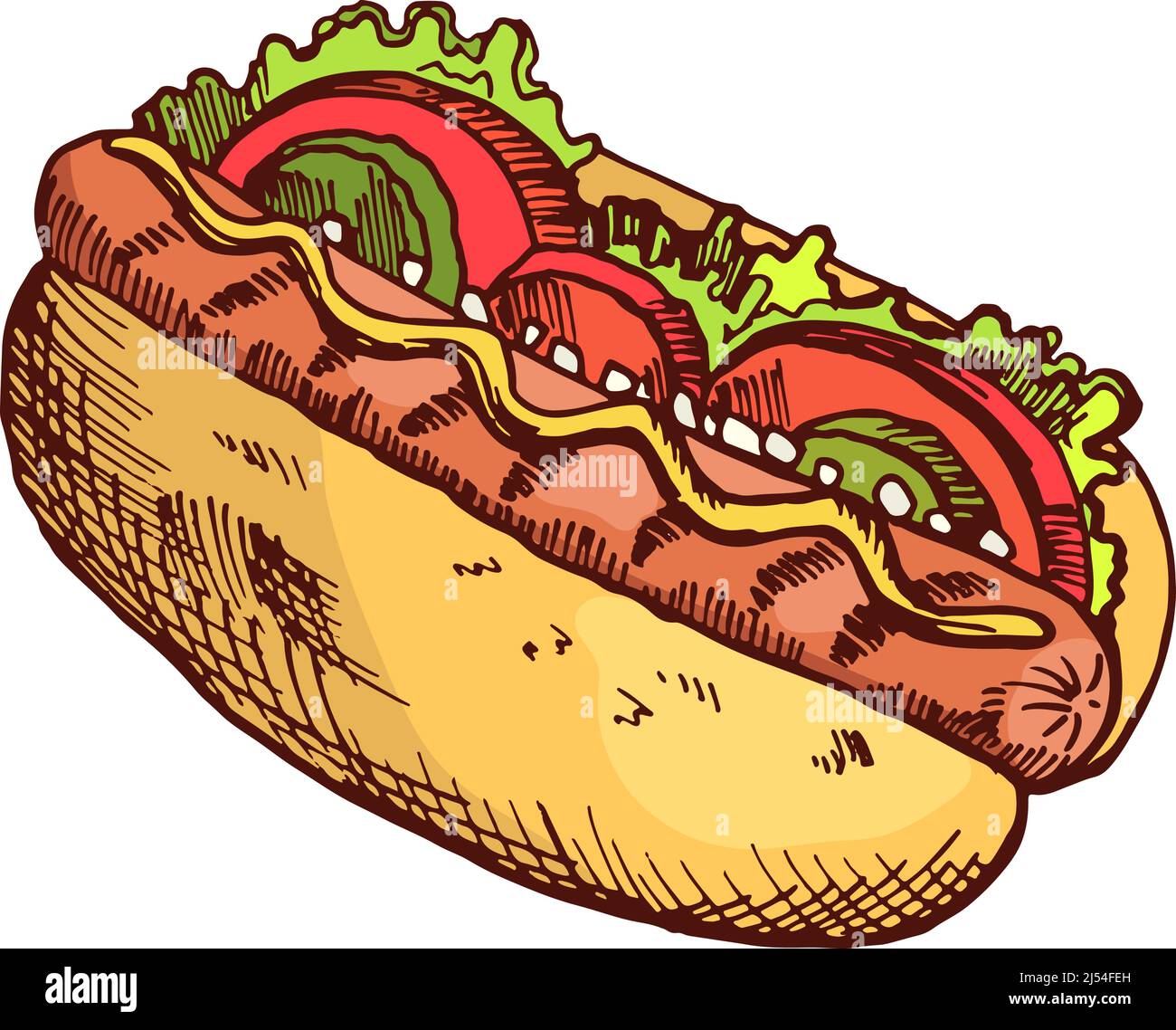 Cooking food street Cut Out Stock Images & Pictures - Alamy