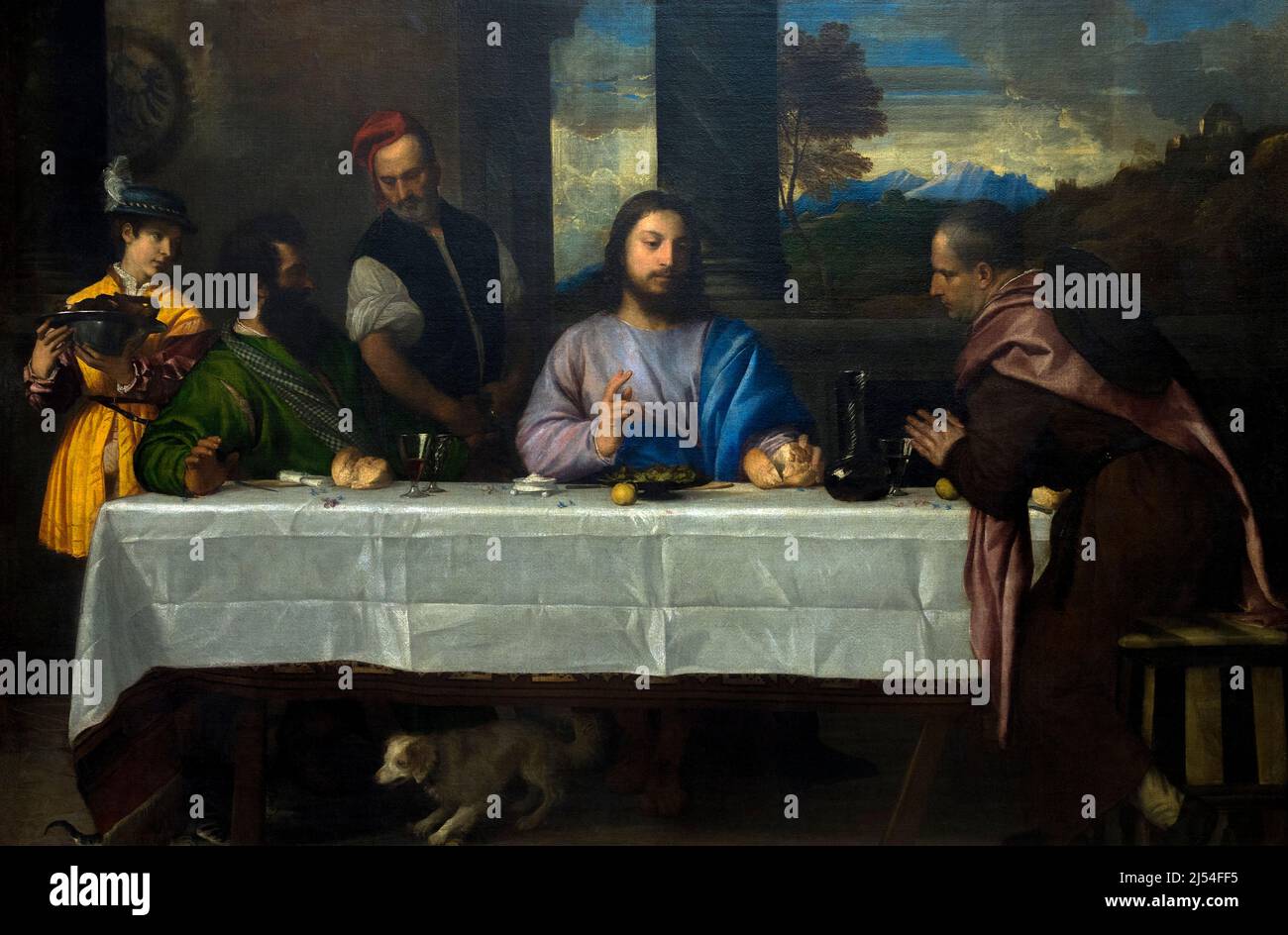 Tiziano vecellio louvre hi-res stock photography and images - Alamy