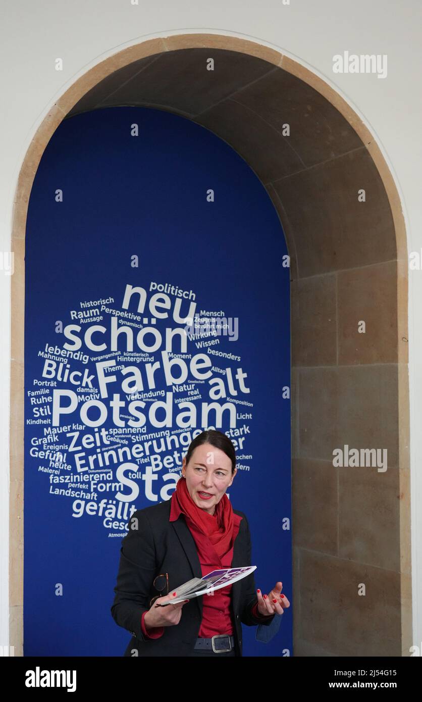 20 April 2022, Brandenburg, Potsdam: Jutta Götzmann, director of the ...