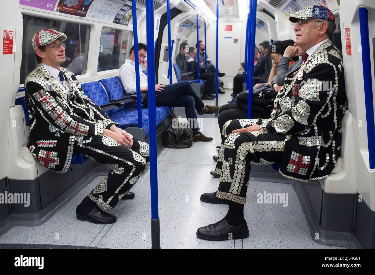 Man on tube train hi-res stock photography and images - Alamy