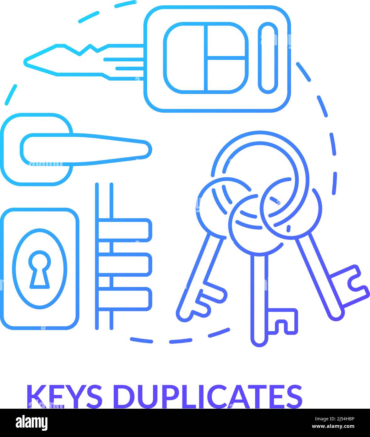 Duplicate key Stock Vector Images - Alamy