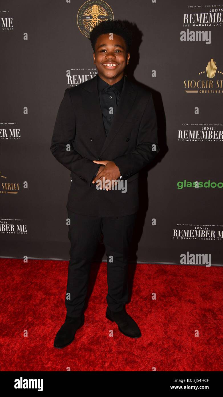 Los Angeles, Ca. 19th Apr, 2022. Jalyn Hall attends the Opening Night ...