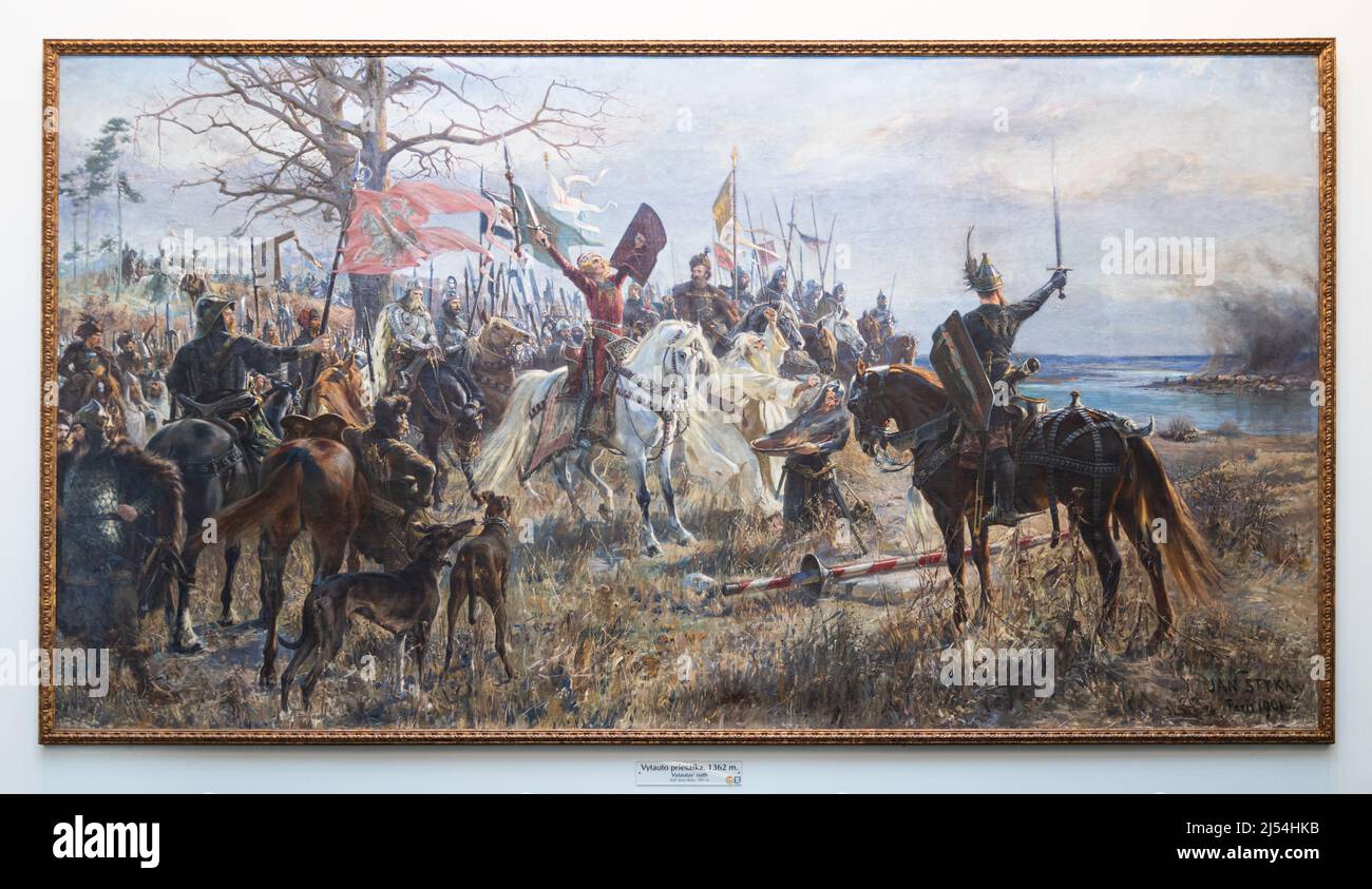 Painting - Vytautas oath - in the Vytautas the Great War Museum, Kaunas ...
