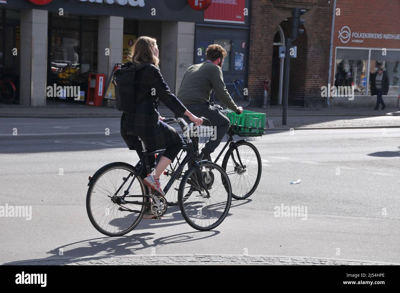 Copenhagen/Denmark/.20 April 2022/Danes as biker nation they ride bike ...