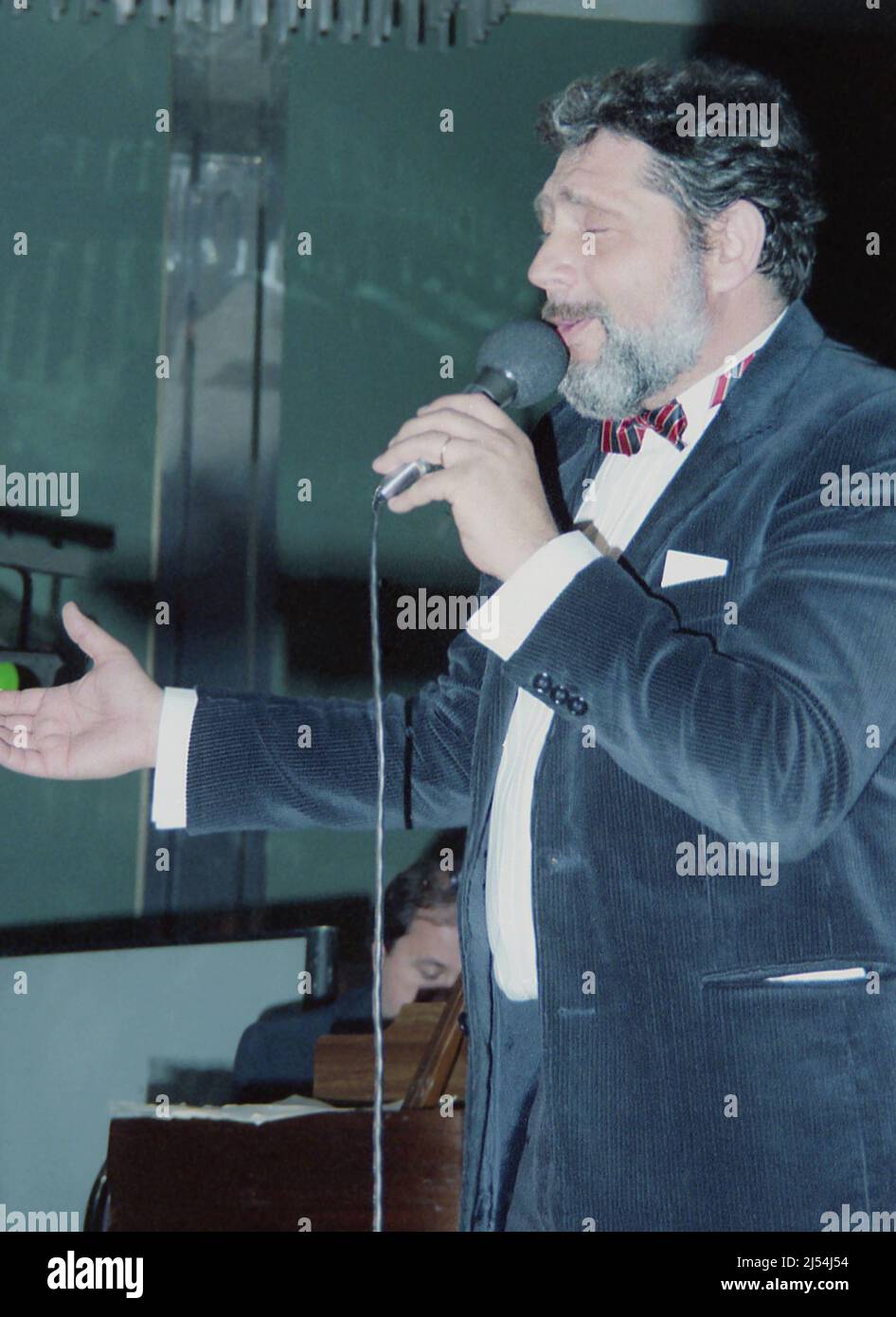 Romanian musician Sergiu Cioiu in Los Angeles, CA, USA, approx. 1992 ...