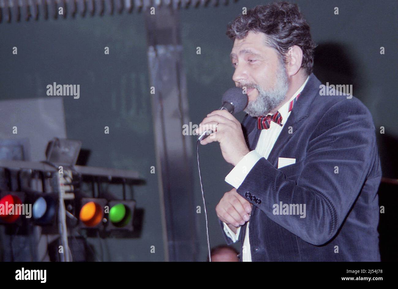 Romanian musician Sergiu Cioiu in Los Angeles, CA, USA, approx. 1992 ...