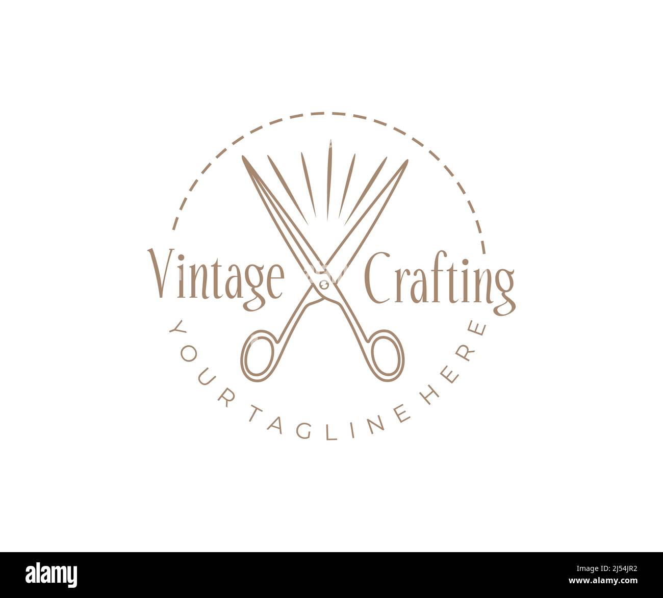 Dressmaking logo Stock Vector Images - Alamy