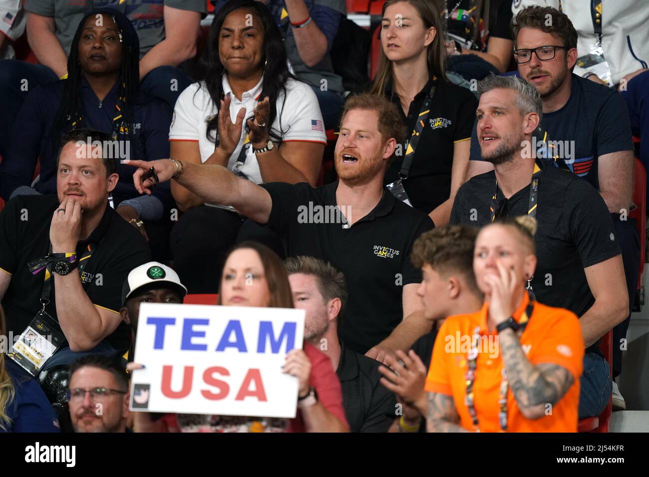 The Duke of Sussex attends the Indoor Rowing competition during the ...
