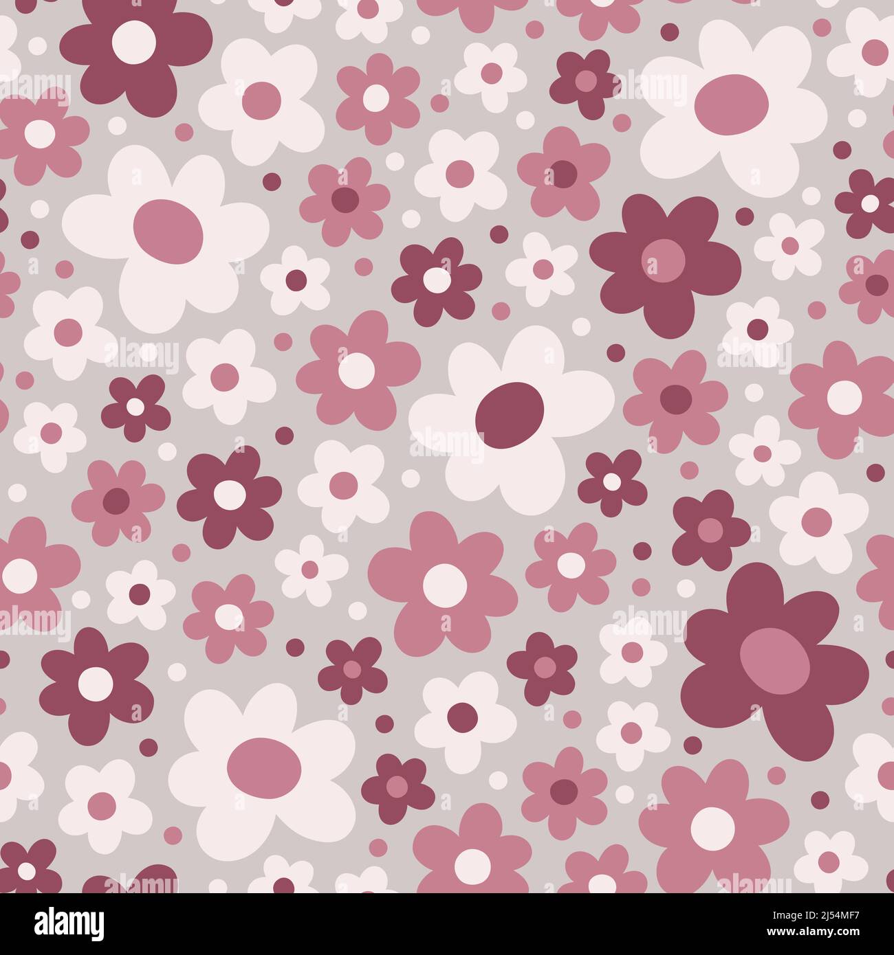 Flower pastel pink pattern Stock Vector Image & Art - Alamy