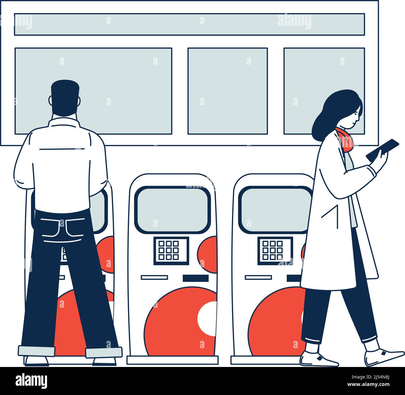 Withdraw from the account Stock Vector Images - Alamy