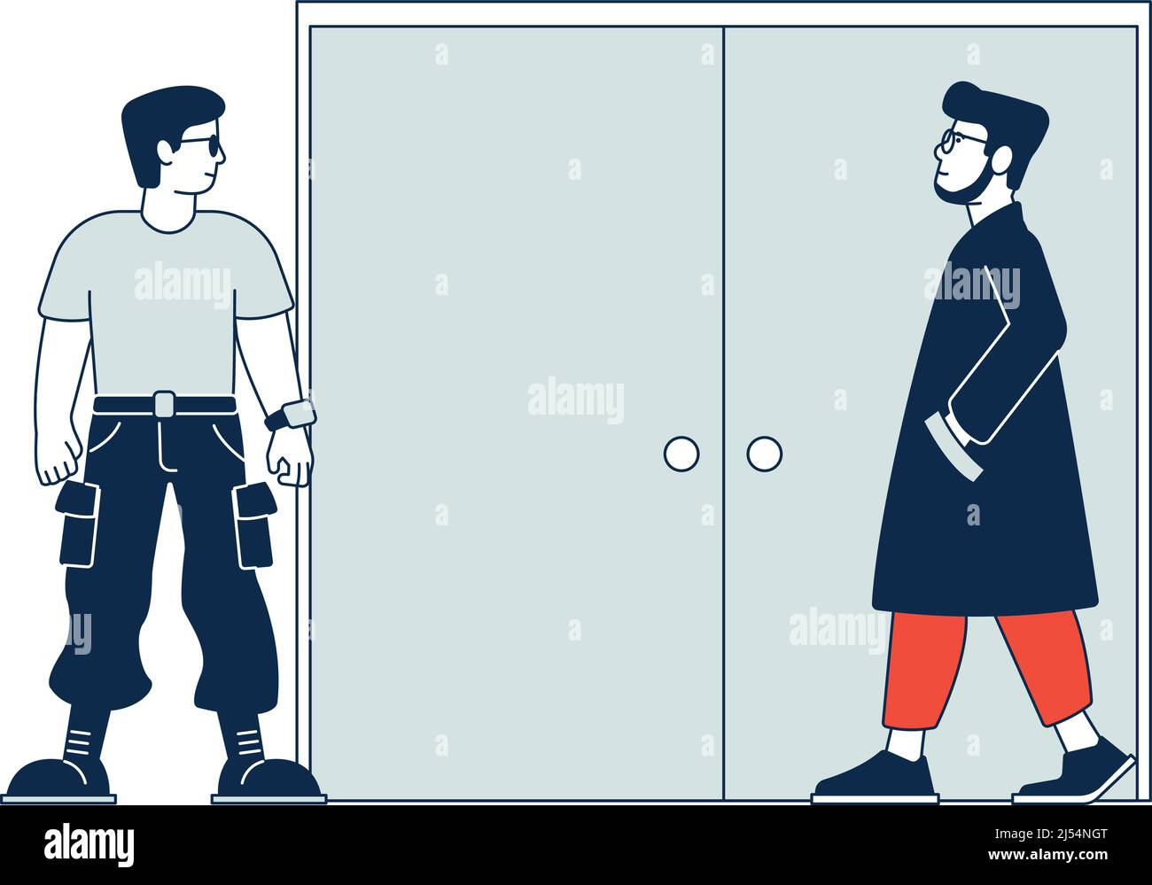 Front door hall Stock Vector Images - Alamy