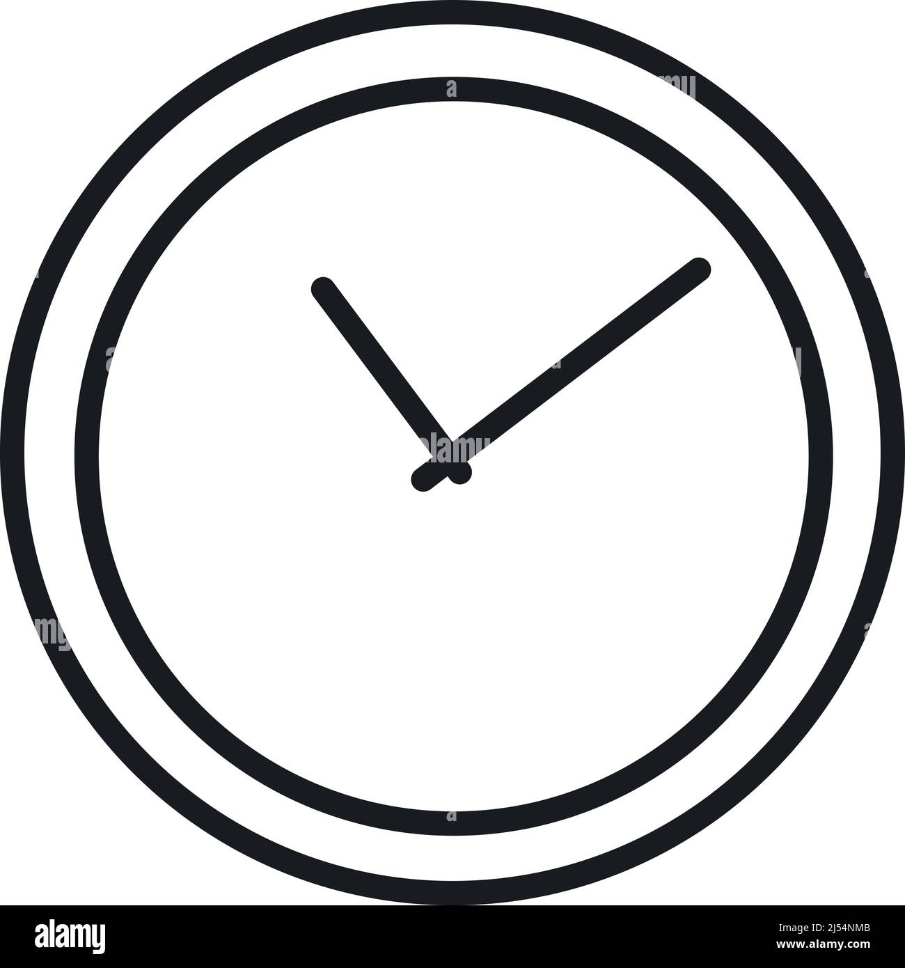 Clock icon. Round face with arrows. Time symbol Stock Vector Image ...
