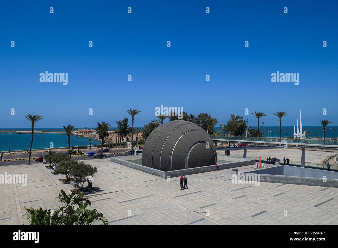 Ancient library of alexandria egypt hi-res stock photography and images ...