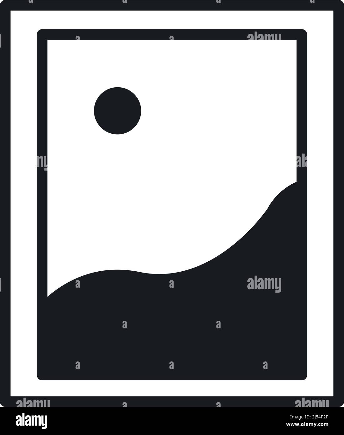 Image icon. Picture in frame symbol. Photo sign Stock Vector Image ...