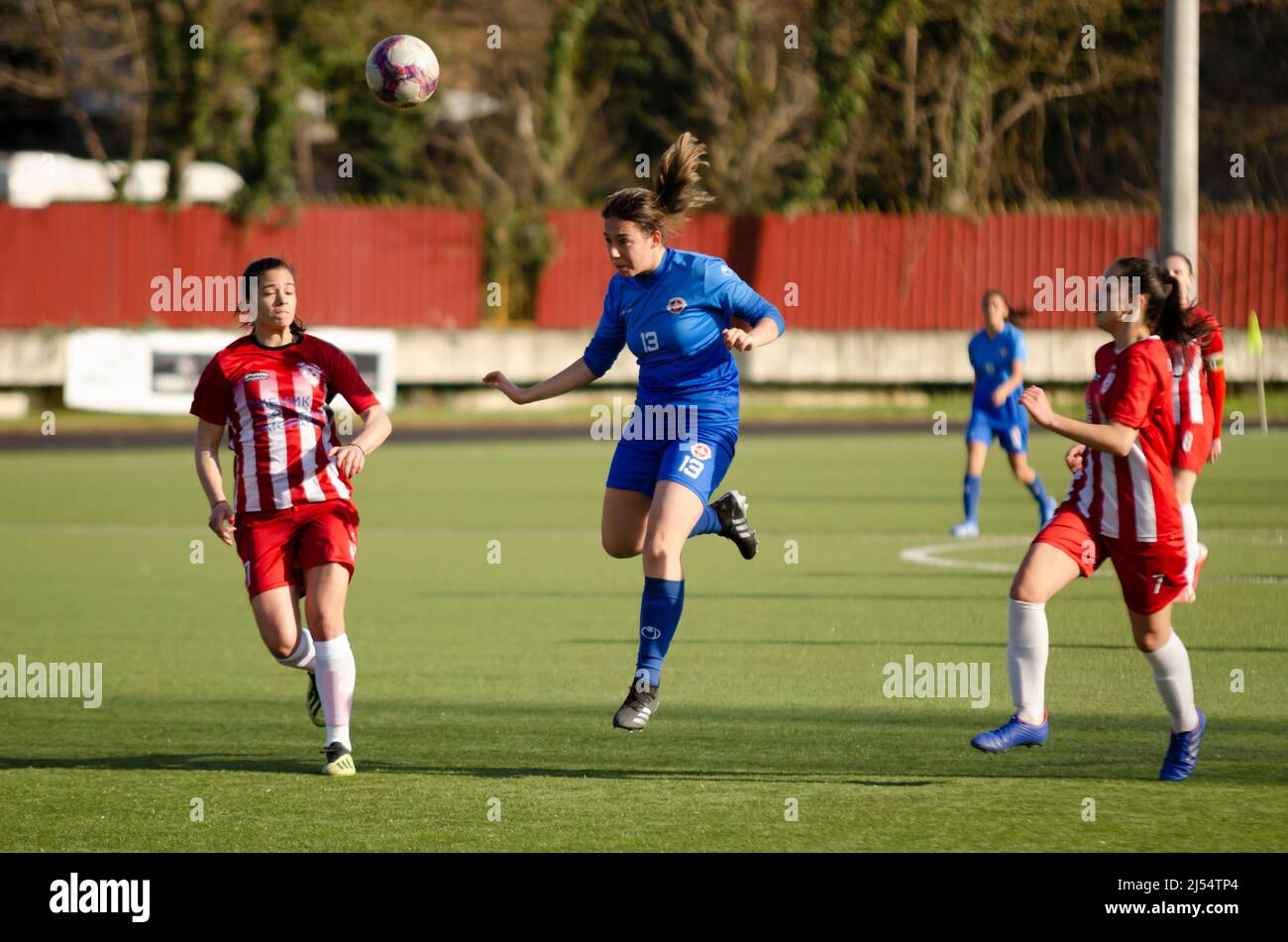 Women football match Stock Photo - Alamy