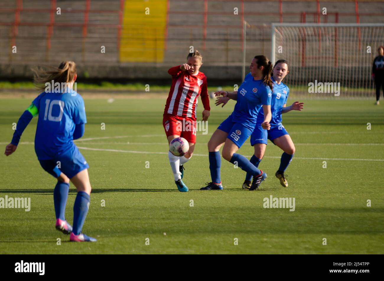 Women football match Stock Photo - Alamy