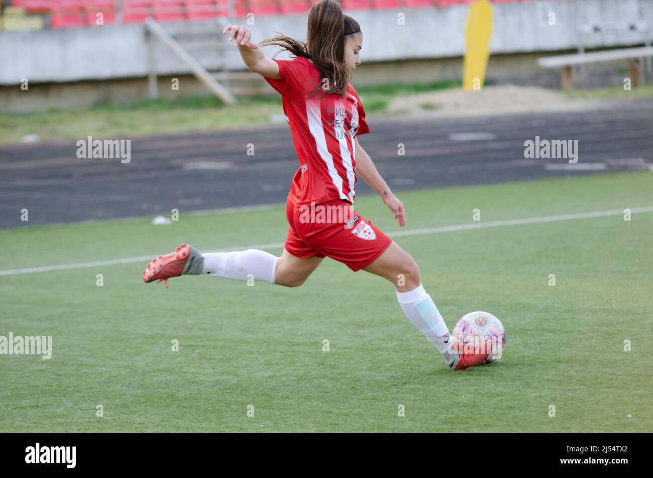 Women football match Stock Photo - Alamy