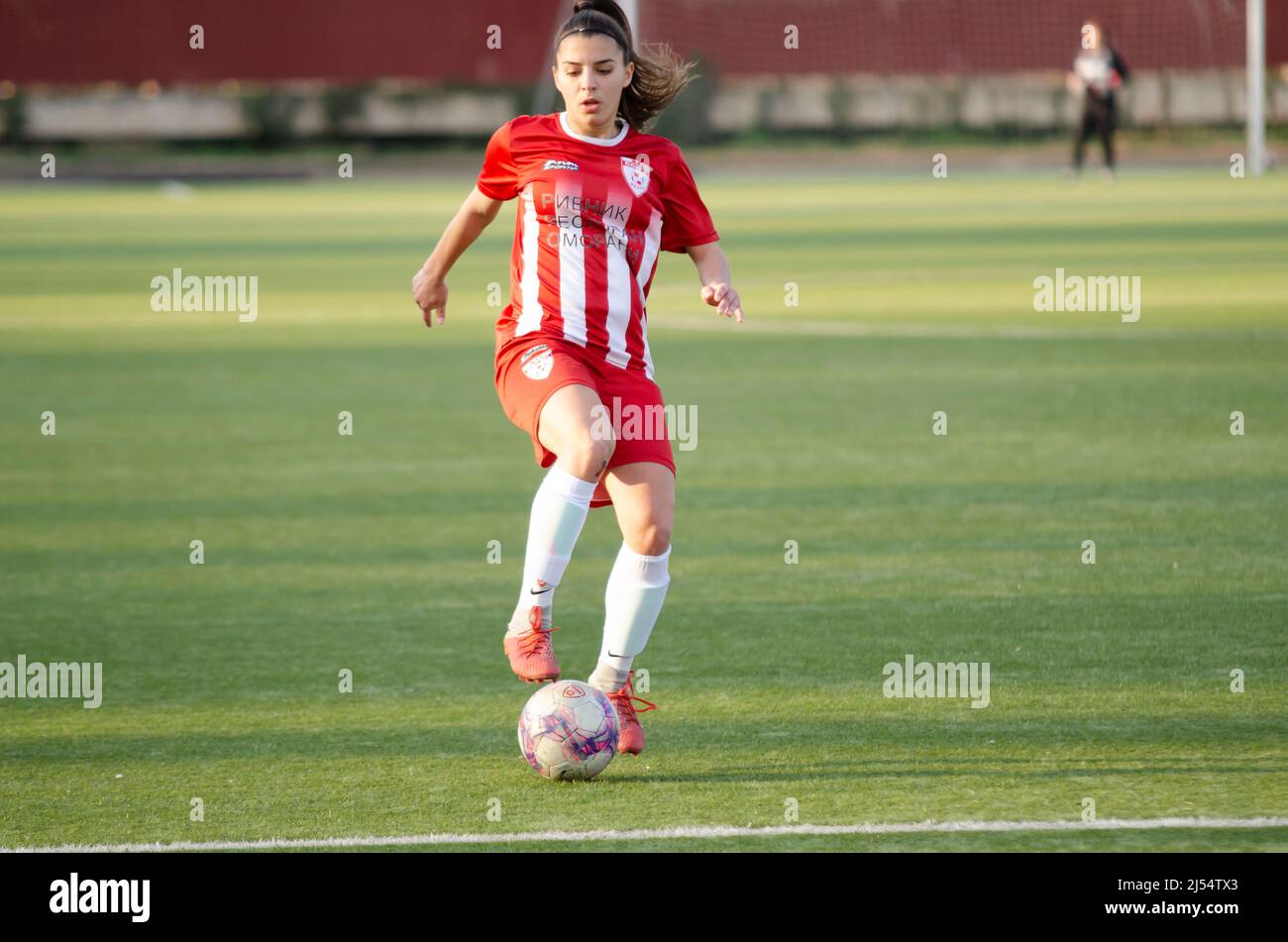 Women football match Stock Photo - Alamy
