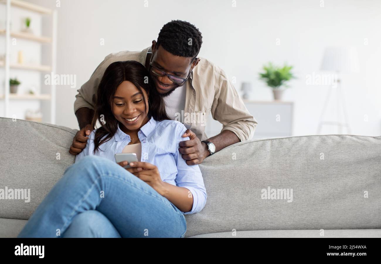 Cheerful african american couple sharing hi-res stock photography and ...