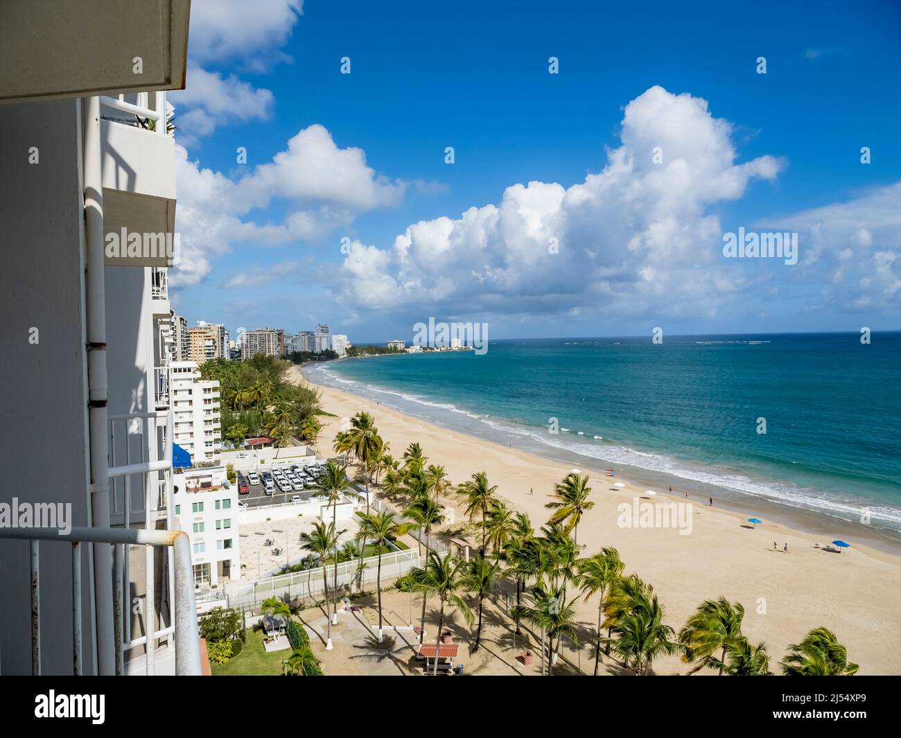 Isla Verde Beach on the Atlantic Ocean in the Metropolitan Area of San ...