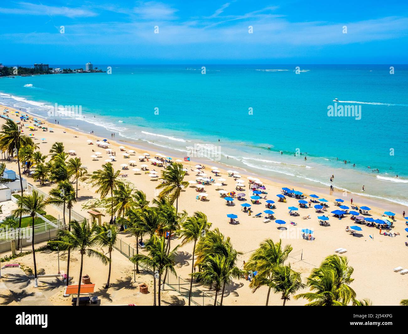 Isla Verde Beach on the Atlantic Ocean in the Metropolitan Area of San ...