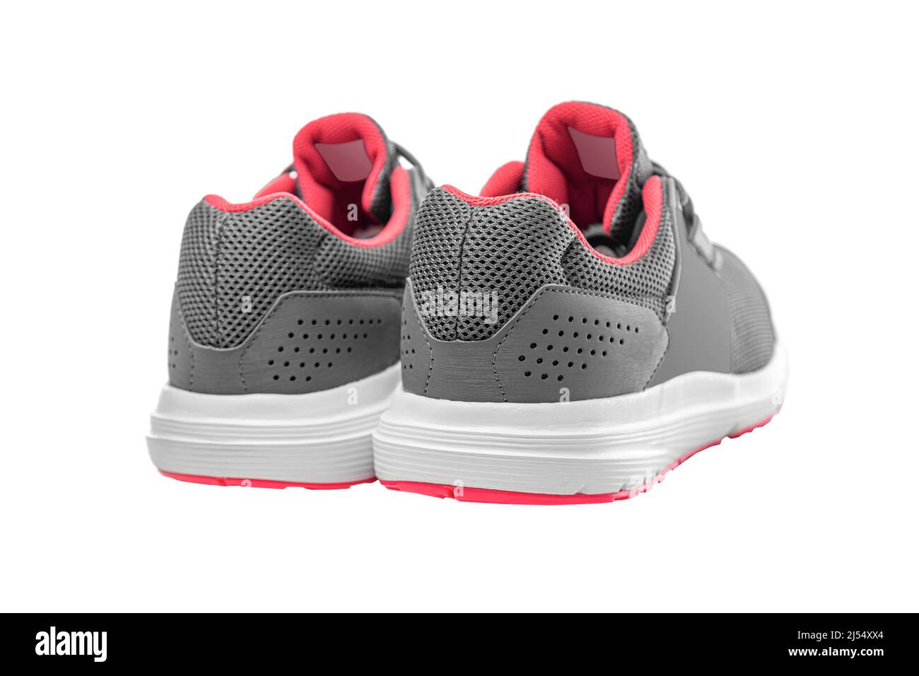 Stylish new sneakers back view Stock Photo - Alamy