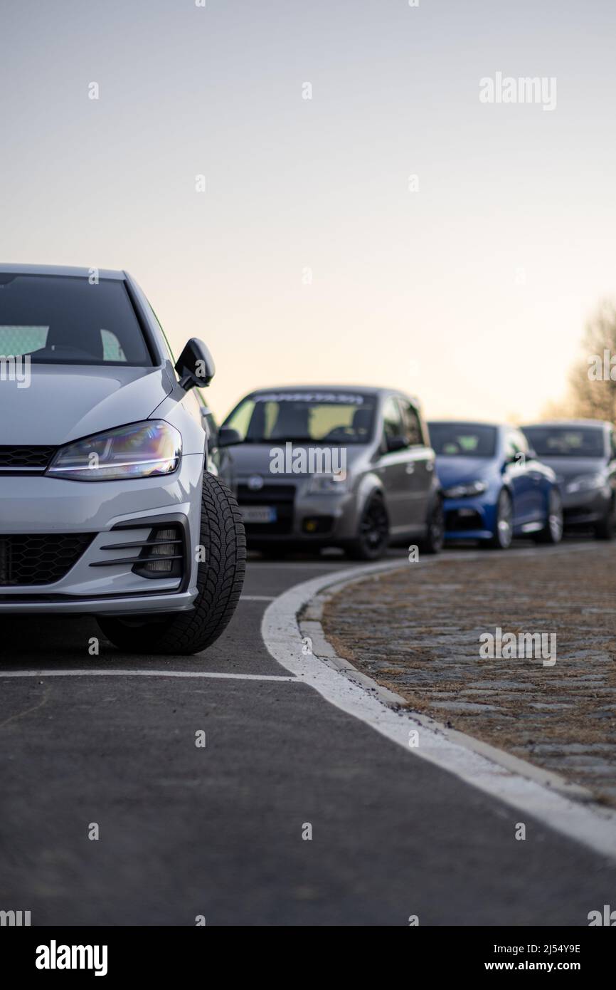 Car Club Meeting Stock Photo - Alamy