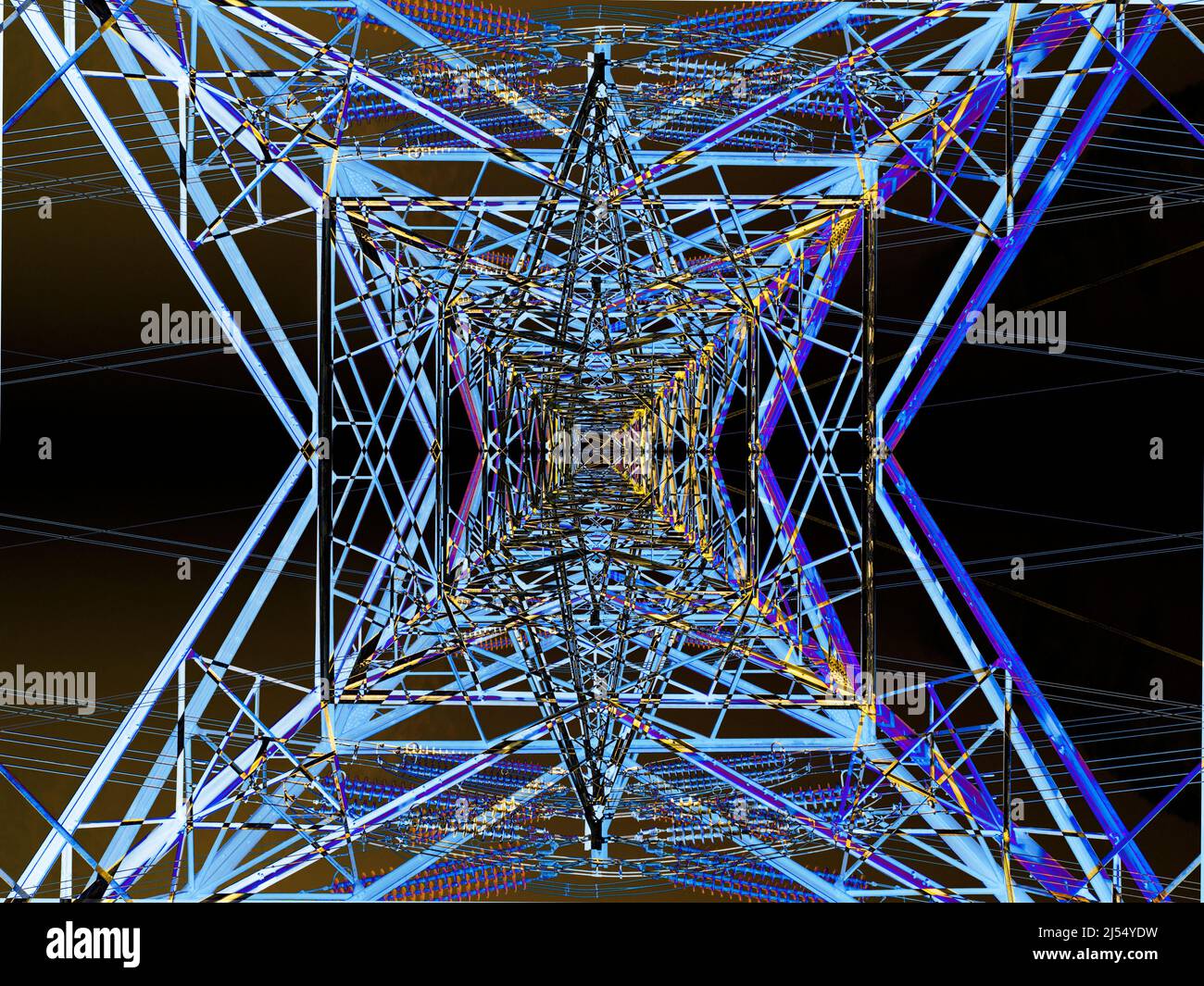 I love electricity pylons; I find their abstract, gaunt shapes ...