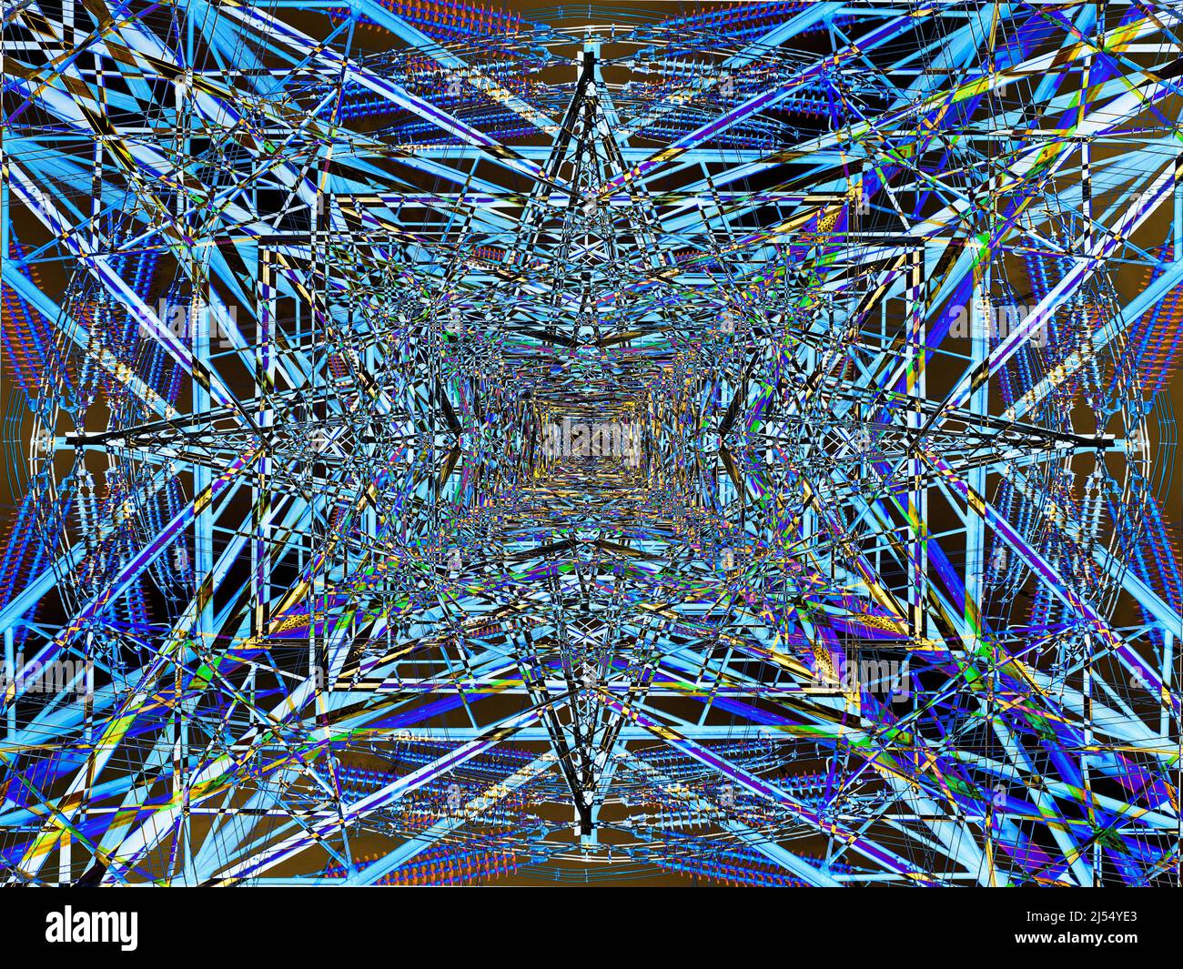 I love electricity pylons; I find their abstract, gaunt shapes ...