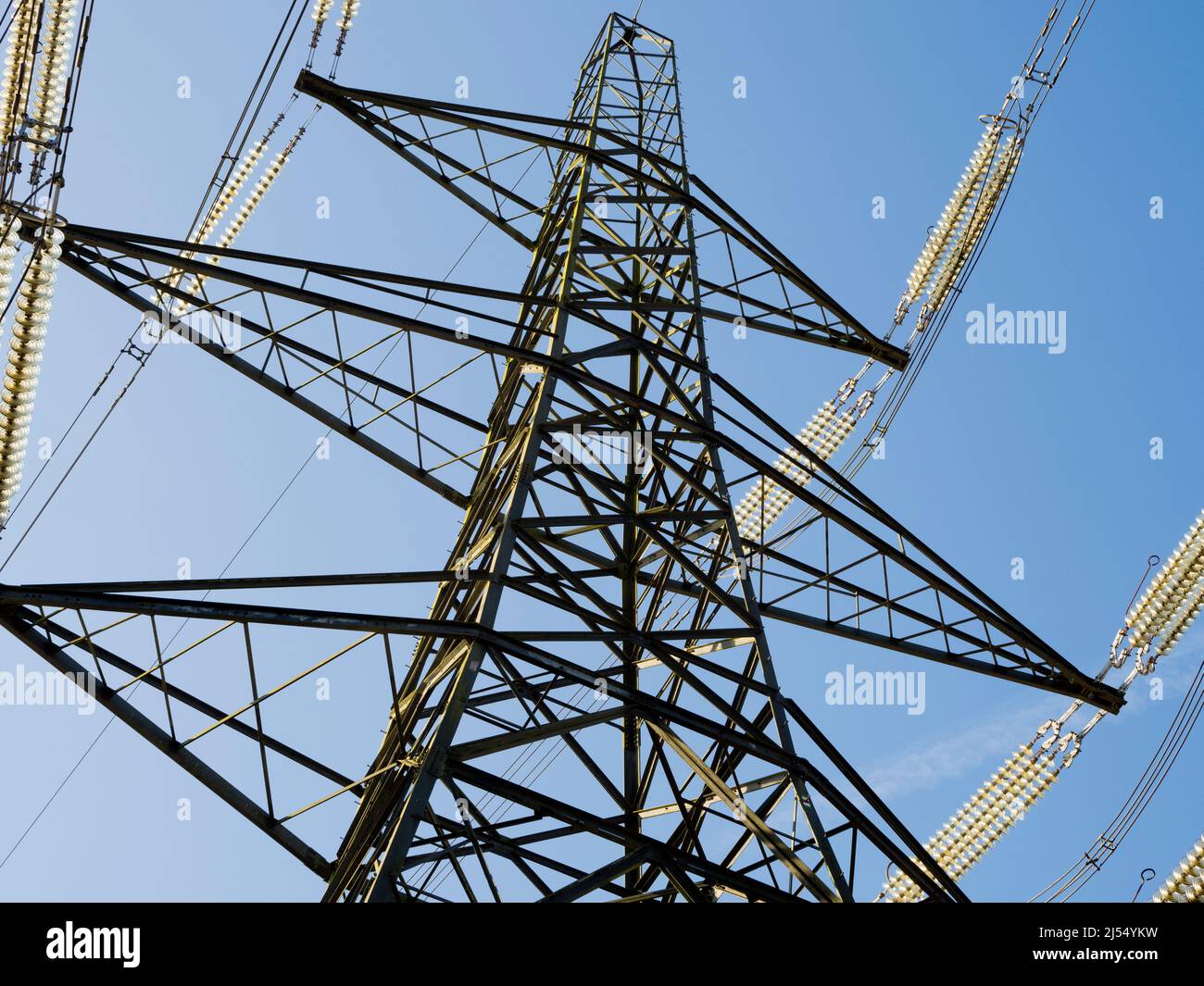 I love electricity pylons; I find their abstract, gaunt shapes ...