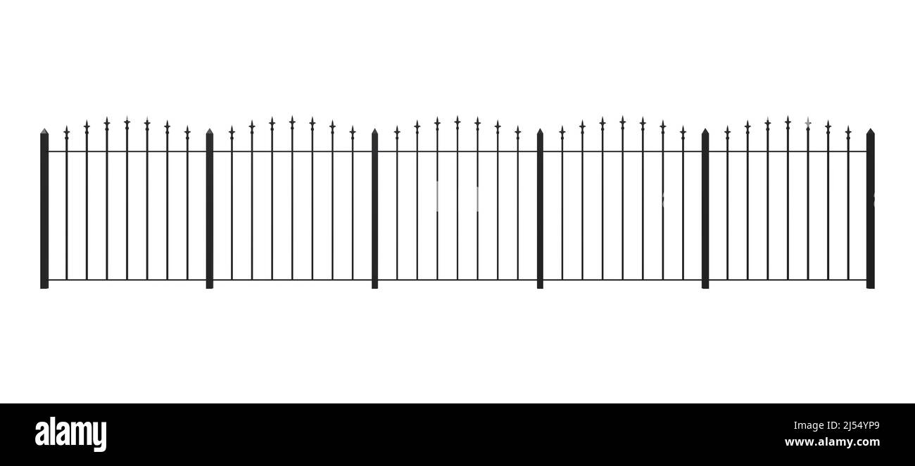 Isolated railing on white background Stock Photo - Alamy