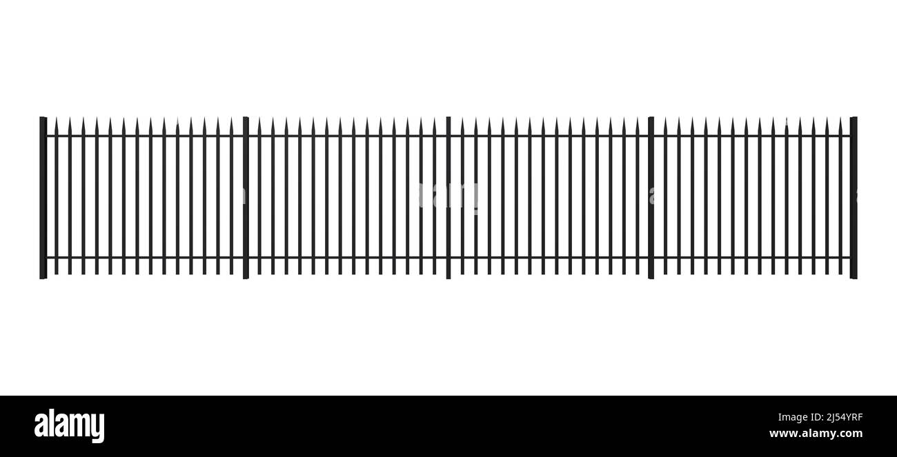 Isolated railing on white background Stock Photo - Alamy