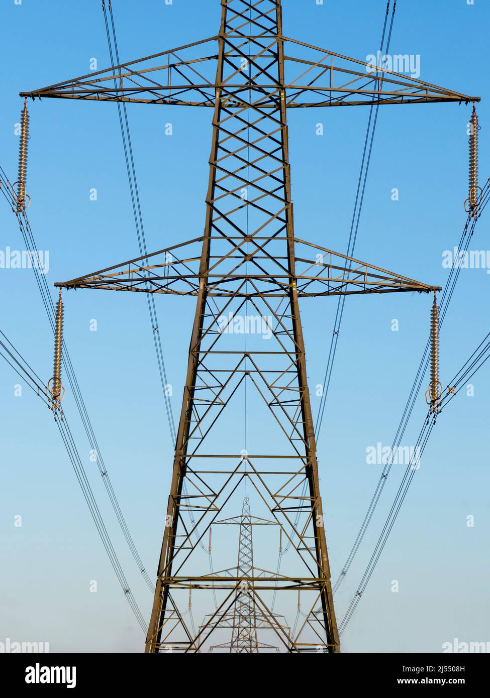 I love electricity pylons; I find their abstract, gaunt shapes ...
