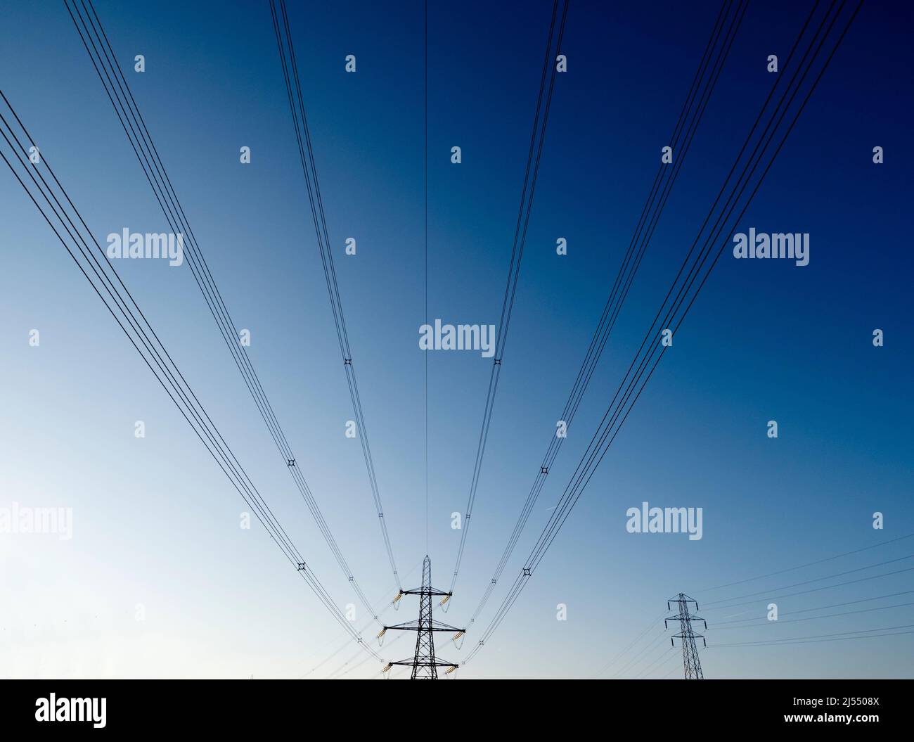 I love electricity pylons; I find their abstract, gaunt shapes ...