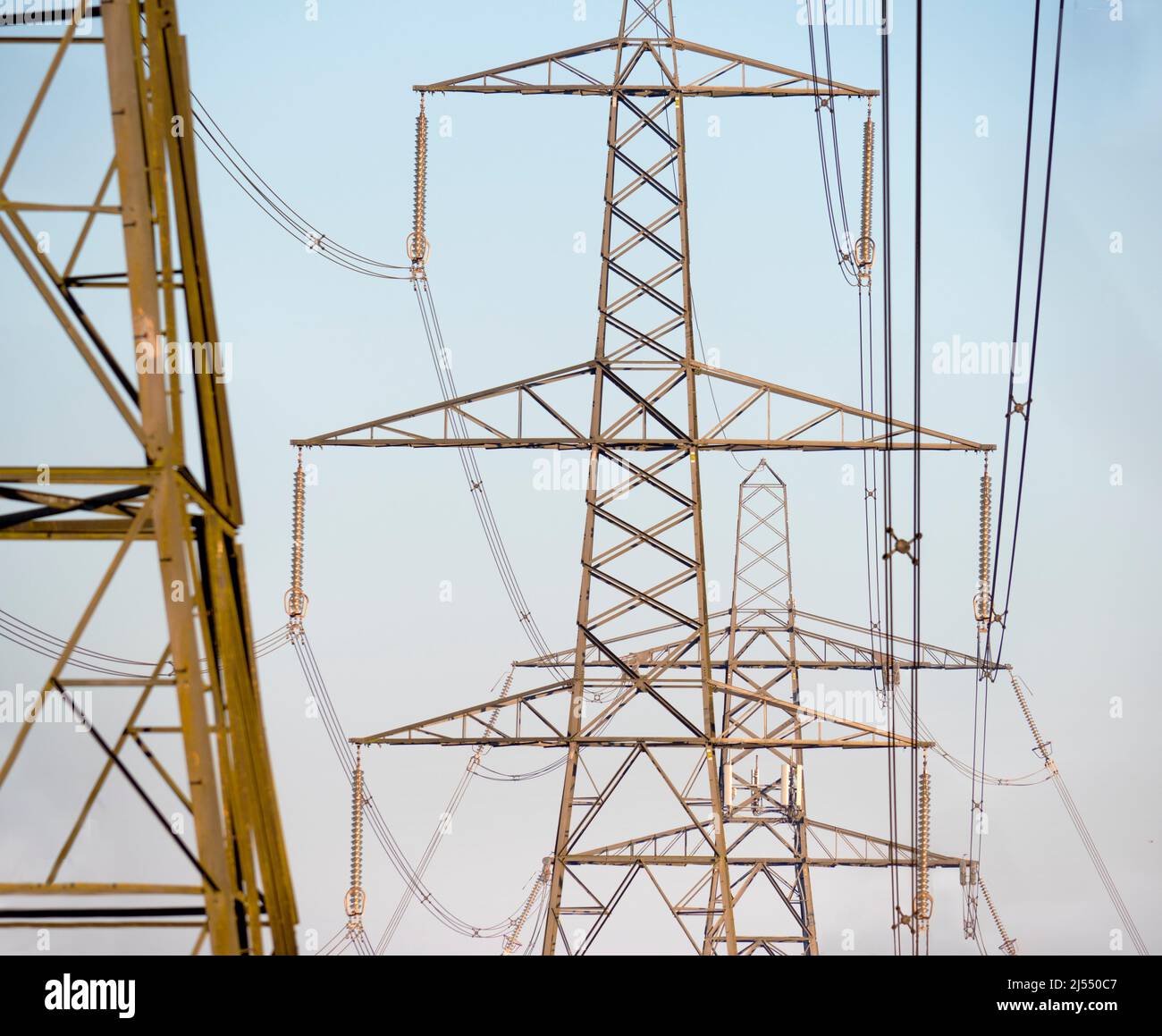 I love electricity pylons; I find their abstract, gaunt shapes ...