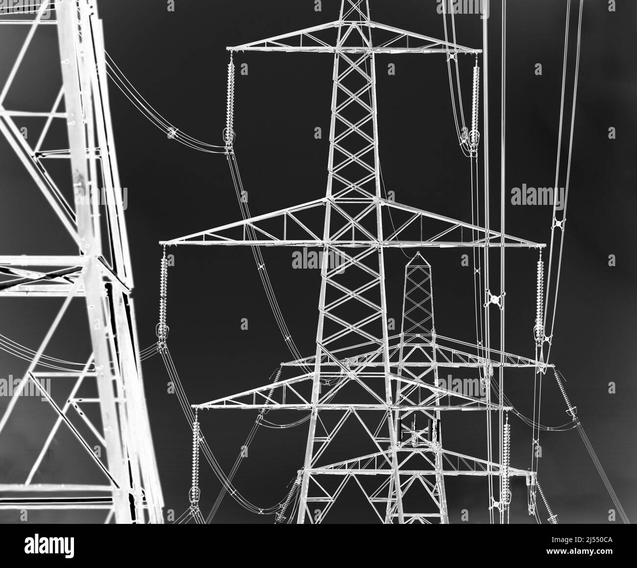 I love electricity pylons; I find their abstract, gaunt shapes ...