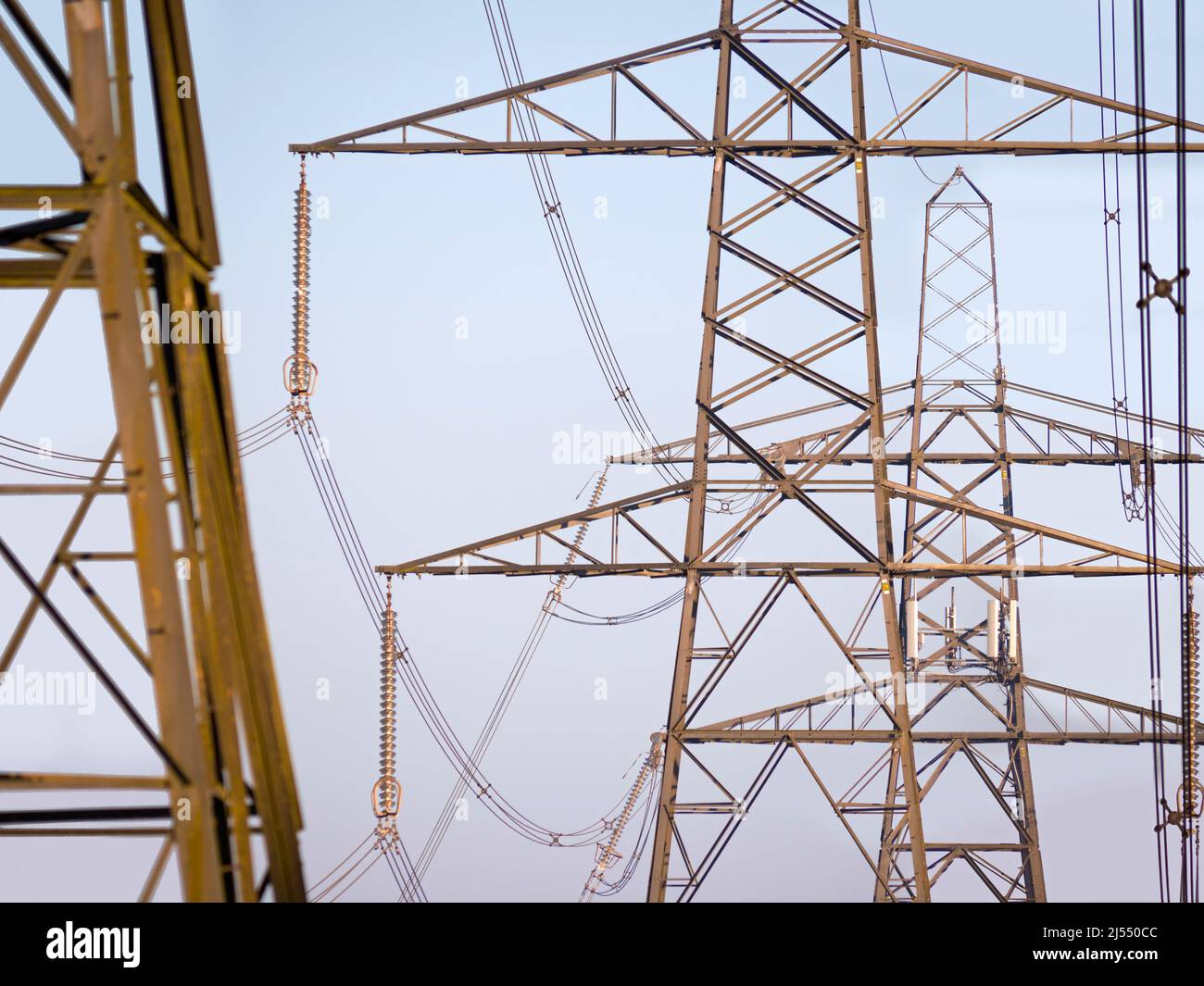 I love electricity pylons; I find their abstract, gaunt shapes ...