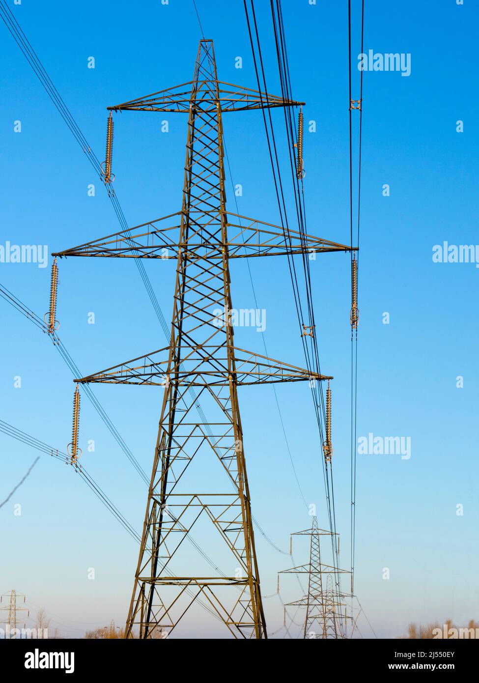 I love electricity pylons; I find their abstract, gaunt shapes ...