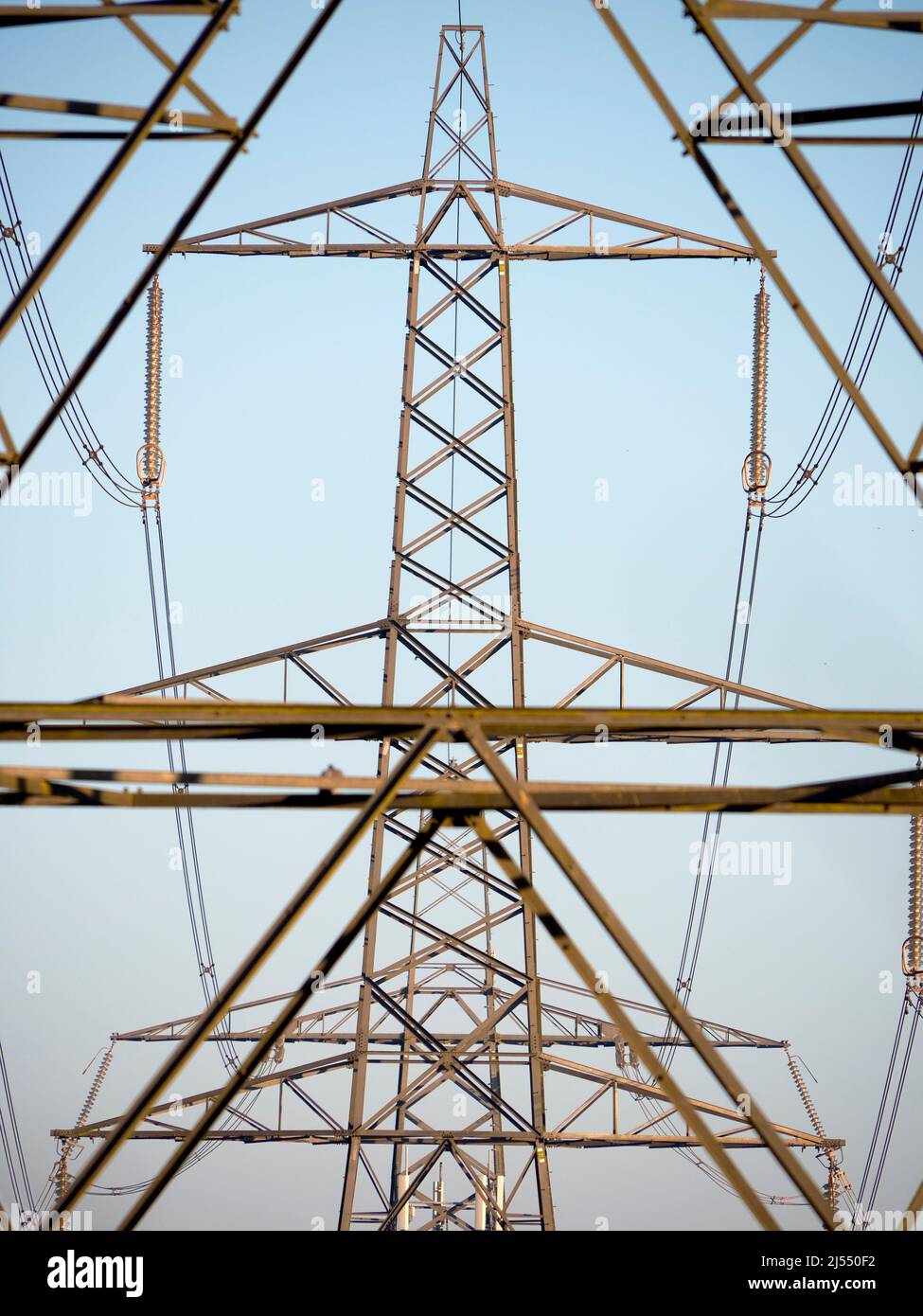 I love electricity pylons; I find their abstract, gaunt shapes endlessly fascinating. Here we ...