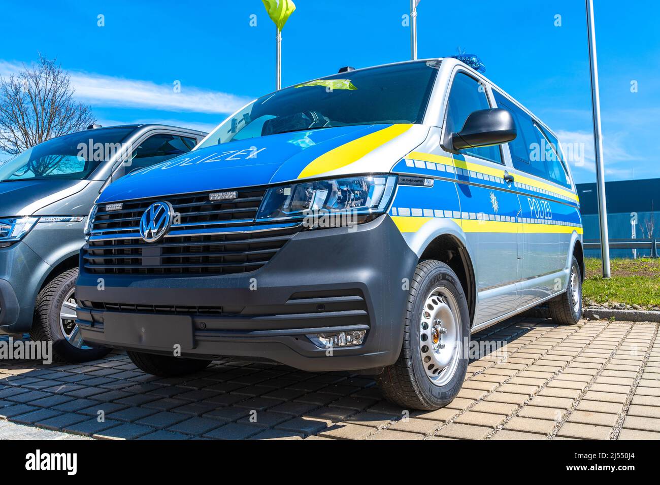 Police vehicle of the brand vw hi-res stock photography and images - Alamy